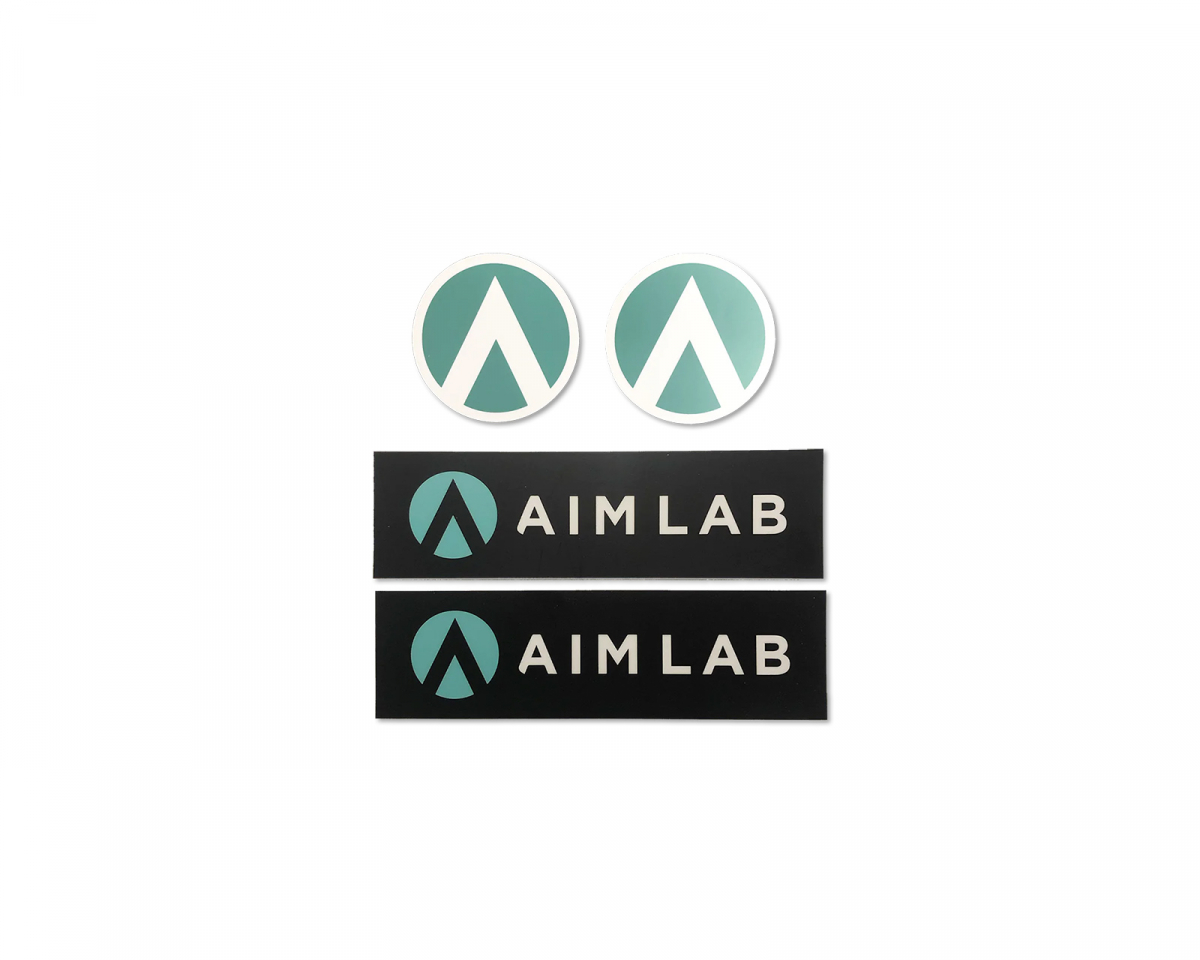 Aim Lab Sticker Pack (4pcs) - MaxGaming.fi