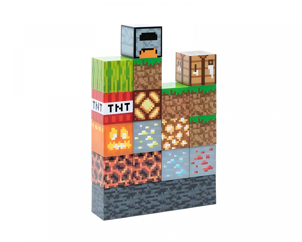 Paladone Minecraft Block Building Light BDP - Minecraft Valo - MaxGaming.fi