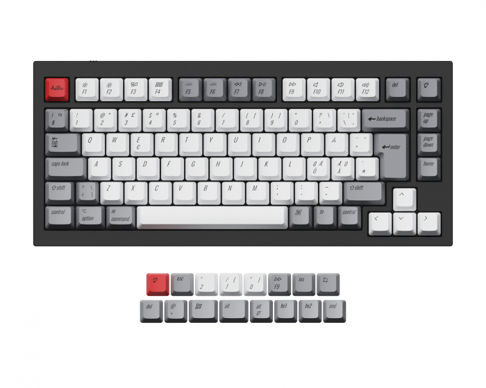 Keychron Keycaps - Nordic ISO - MaxGaming.fi